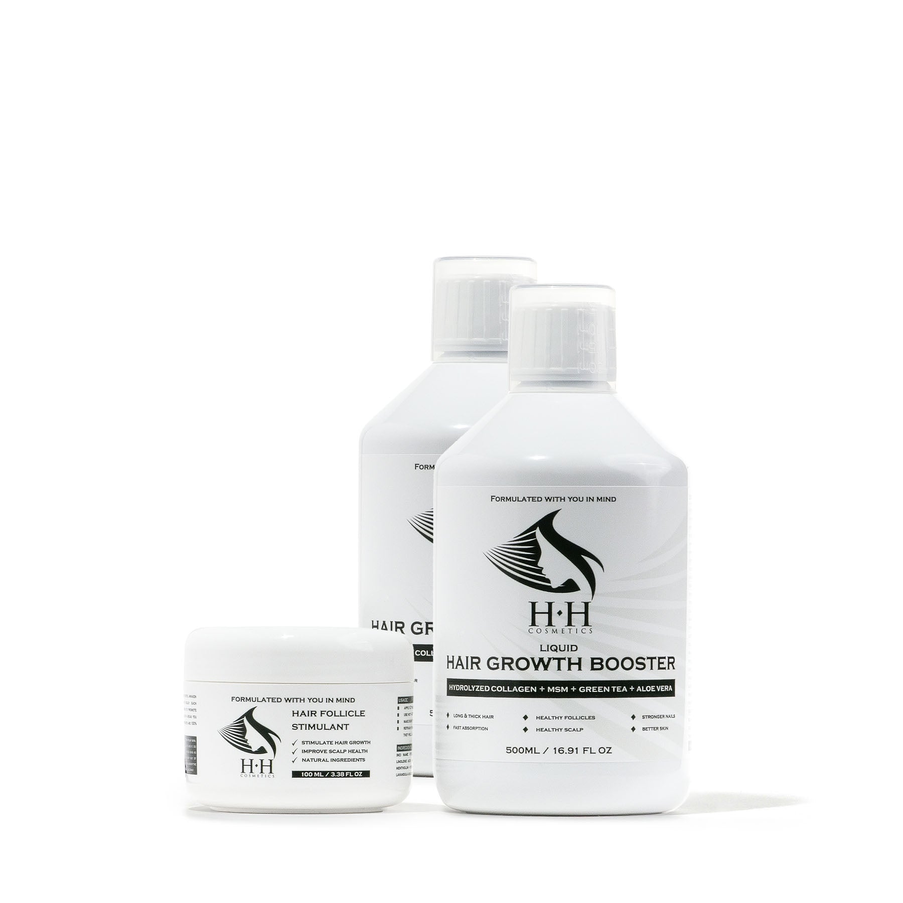 Hair Growth Bundle - Combat Hair Loss & Promote Hair Growth – H.H Cosmetics