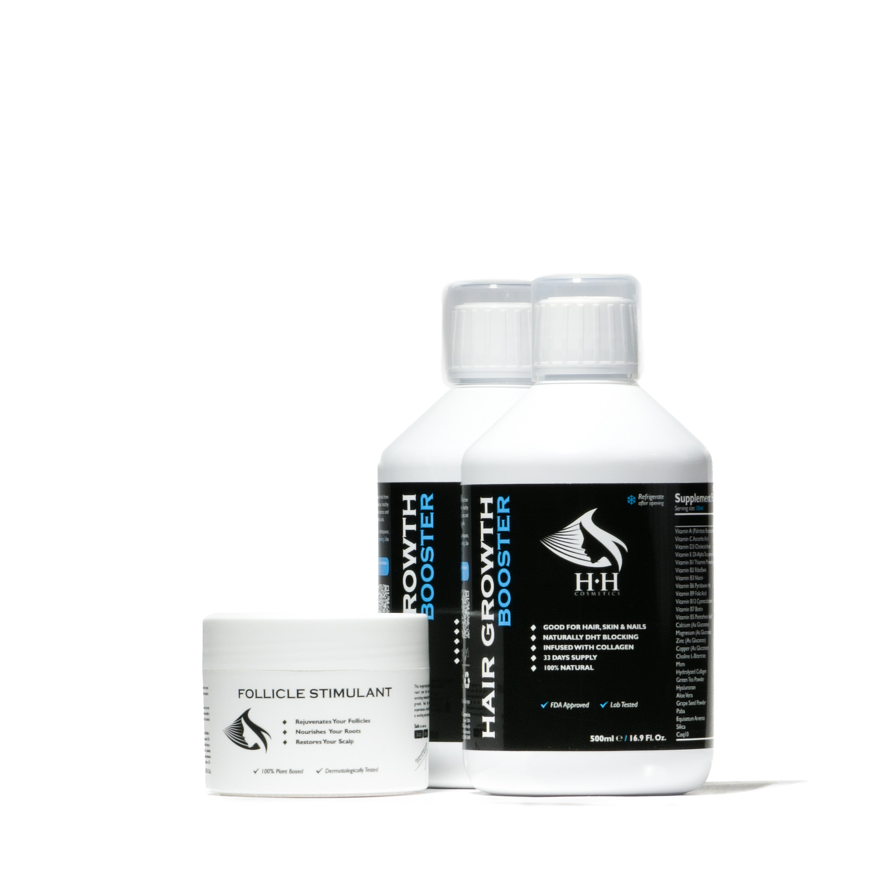Hair Growth Bundle - Combat Hair Loss & Promote Hair Growth – H.H Cosmetics